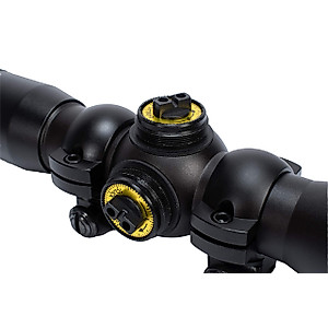 BARSKA 30/30 Crosshair Reticle Rifle Scope for .22 Plinking & Rimfire Rifles - Optimal Precision with Rings for Shooting, Hunting, Target Practice