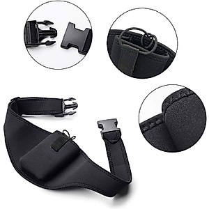 IRASPIN 2 Pack Mic Belt - Microphone Belt with Innovative Rubber Band Lock - Improved Adjustability Comfortability Durability For Fitness Instructors, Fitness Class,Public Speaking,Theatre