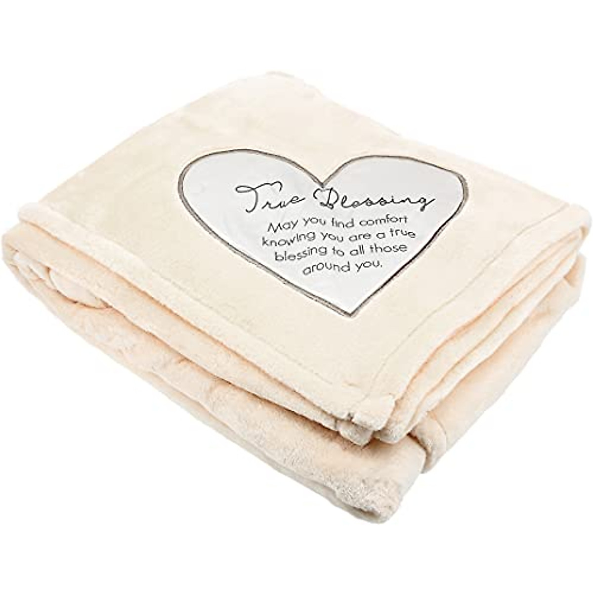 Pavilion Gift Company Blessing Blanket, Cream