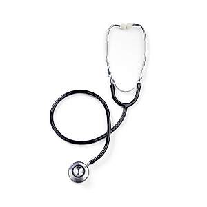 Medline Dual-Head Stethoscope, 22" Tubing, Hunter Green, Lightweight & Durable