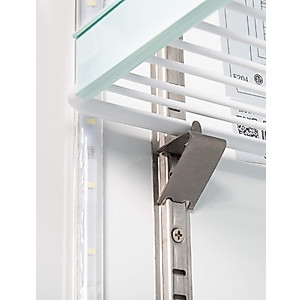 Commercial Grade Merchandiser Refrigerator | Black Coated Steel Cabinet | 2 Sliding Glass Doors | Fog Resistant Glass | 45 Cu. Ft. | 8 Adjustable Shelves | 53.2" x 31.9" x 82.625” | R-290 Refrigerant