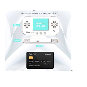 Handheld Game Console, Mini Game Player Compatible with 15,000 Games and 2.4-Inch IPS LCD Screen, Portable Video Game Console