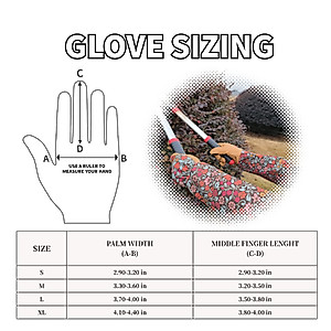 SAVJOB Gardening Gloves for Men&Women,Goatskin Leather Thorn Proof Garden Gloves with Touchscreen,Work Gloves,Gardening Gifts,Brown,Large