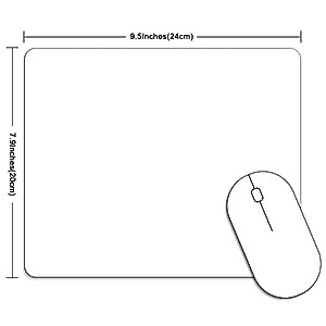 dealzEpic - Art Mousepad - Natural Rubber Mouse Pad with Classic Photo of The Wright Brothers' First Flight - Stitched Edges - 9.5x7.9 inches