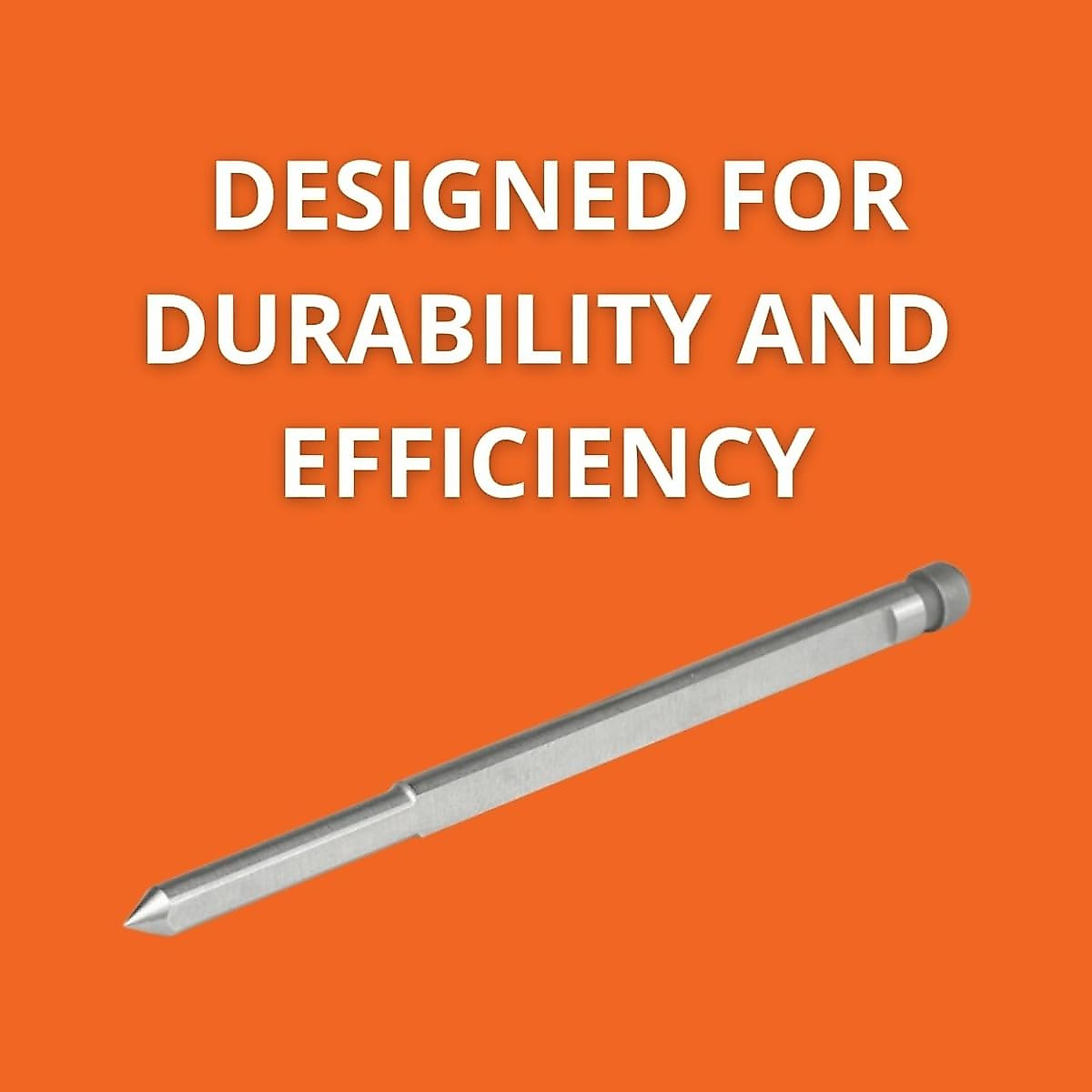 Fein Slugger Magnetic Drill Pilot Pin - Essential for Accurate Drilling & Easy Slug Ejection - 3/16" Diameter, 3-15/16" Length - 63134998315