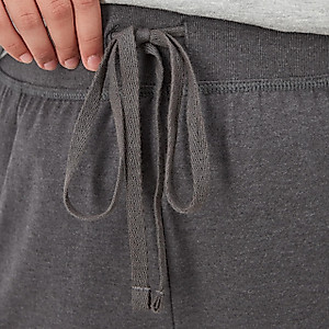 Champion, Lightweight Lounge, Soft Jersey Comfortable Shorts for Women (Plus Size Available), Granite Heather, Small