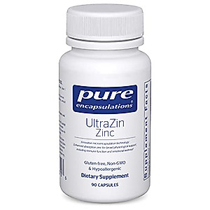 Pure Encapsulations UltraZin Zinc | Enhanced Absorption Mineral Support for Metabolism and Immune Health* | 90 Capsules