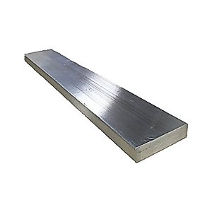 Remington Industries 0.50X1.0FLT6061T6511-4 1/2" x 1" Aluminum Flat Bar, 6061 General Purpose Plate, 4" Length, T6511 Mill Stock, Extruded, 0.50" Diameter