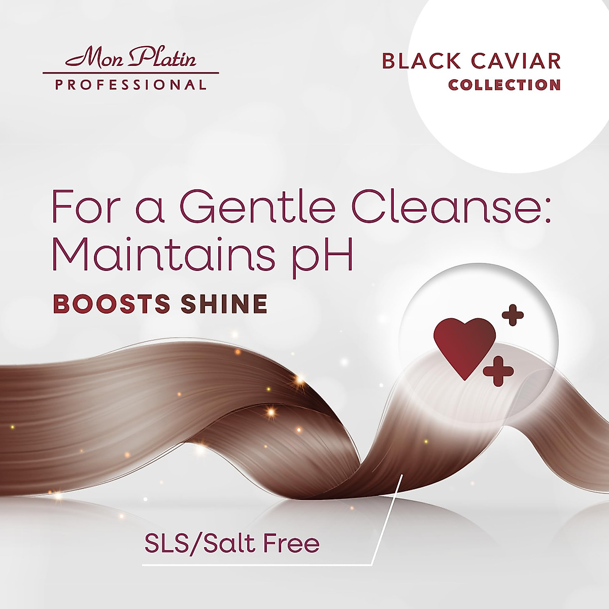 Mon Platin Natural Silk Therapy Salt-Free Shampoo for Straightened Hair - Protects Keratin & Brazilian Treatments, Sulphate-Free Formula, Keeps Hair Vibrant, 400ml