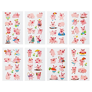 24 Sheets Pig Party Favors, Pig Birthday Decorations
