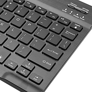 Coastacloud 7 Colors Backlit Bluetooth Keyboard for iPhone/Ipad Air/Ipad Mini/Ipad Pro, Wireless Keyboard for Samsung Galaxy Smartphone/Tab/Tablet, Easy Connected with iOS/Android/Windows