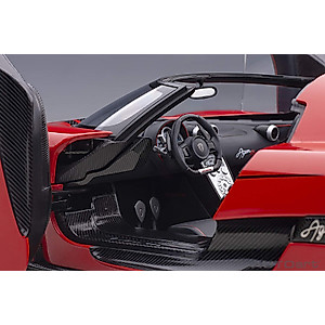 Autoart Koenigsegg Agera RS Chili Red with Black Accents 1/18 Model Car