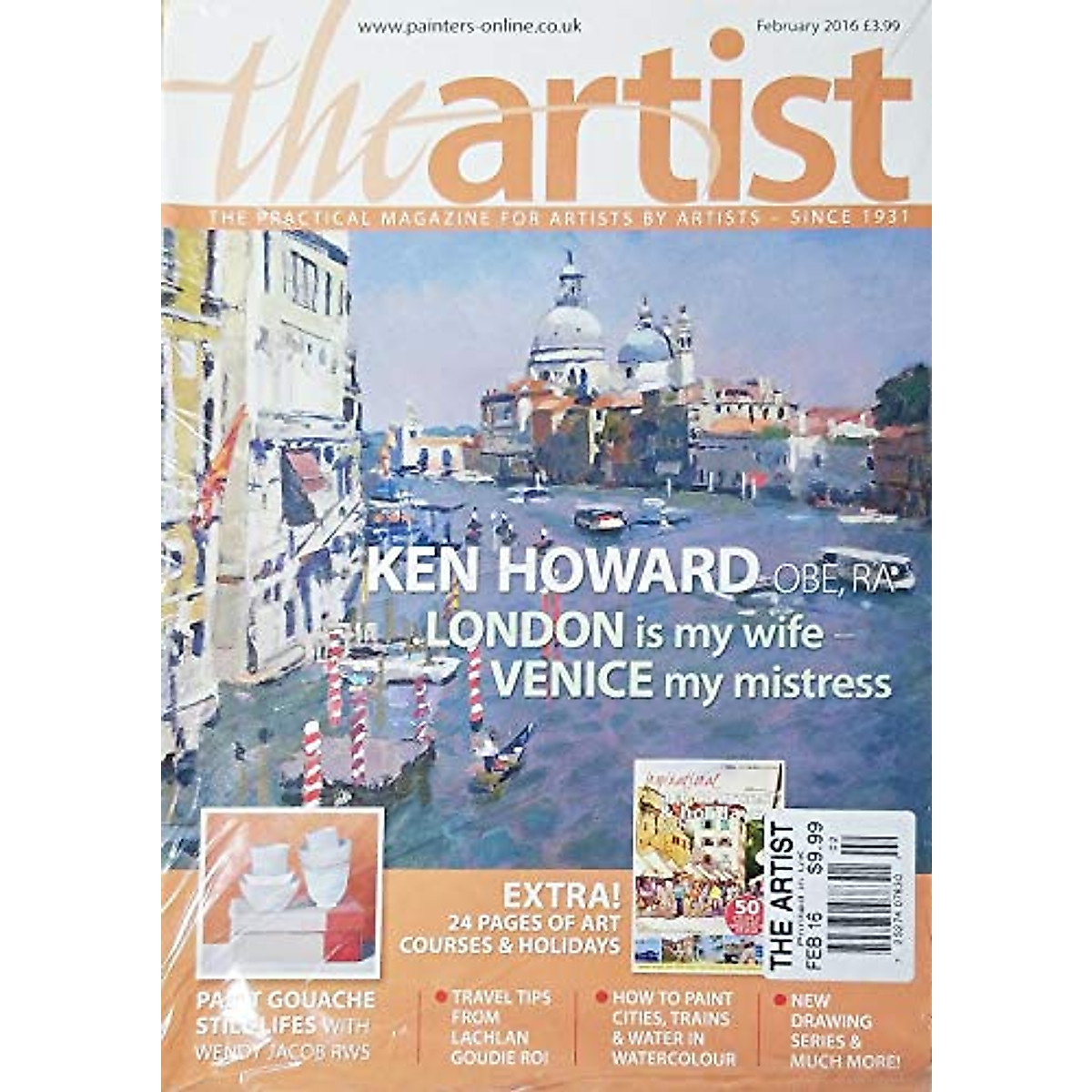 THE ARTIST'S MAGAZINE, FEBRURARY 2016