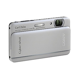 Sony Cyber-shot DSC-TX66 18.2 MP Exmor R CMOS Digital Camera with 5x Optical Zoom and 3.3-inch OLED (Silver) (2012 Model)