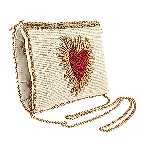 Mary Frances womens Heart Burst Crossbody Bag, Multi, no size US