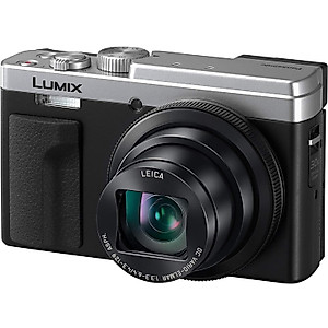 Panasonic Lumix DC-ZS80 Digital Camera (Silver) with Advanced Accessories and Travel Bundle | DC-ZS80DK | panasonic lumix zs80