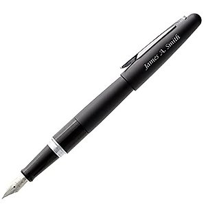 PILOT Engraved Metropolitan Pen - Personalized with Your Name (Fountain Fine Nib, Black)
