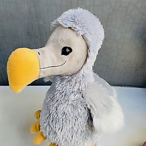 Whrigud 11'' Realistic Dodo Bird Stuffed Animal Pillow Plush Toy Soft Ugly Dodo Plushie Big Birds Stuffed Animals Pillows for Kids Gifts Home Decor (dodo Bird)