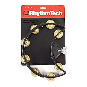 Rhythm Tech Tambourine, Black, inch (DST11)