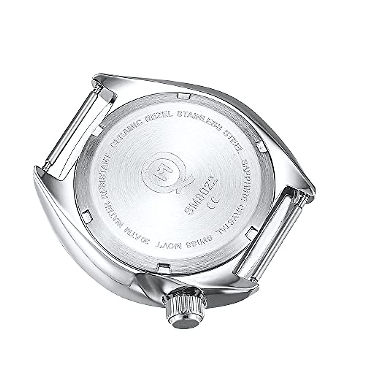 QM Diver 300M Mens WatchSwiss Swiss Movment Analog Stainless Steel Vintage Classcial Ceramic Bezel Saphire Glass 8022 (SM8022D)