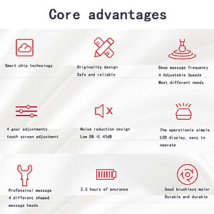 Massage Gun Deep Tissue Massager - Percussion Massage Gun Massager Gun Muscle Massage Gun Deep Tissue Massage Gun High Intensity Vibration Massage Device for Pain Relief Deep Muscle Relaxatio