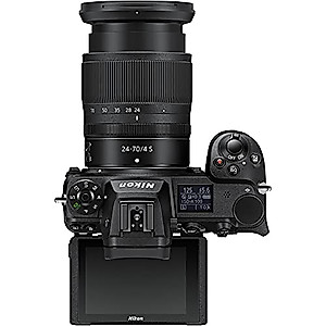 Nikon Z7 II Mirrorless Camera with 24-70mm f/4 Lens (1656) + 64GB Memory Card + Bag + Card Reader + Flex Tripod + Hand Strap + Memory Wallet + Cap Keeper + Cleaning Kit (Renewed)