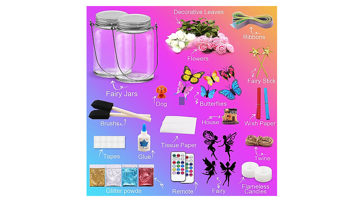 Alritz Fairy Lantern Craft Kit - Creative Fun for Kids