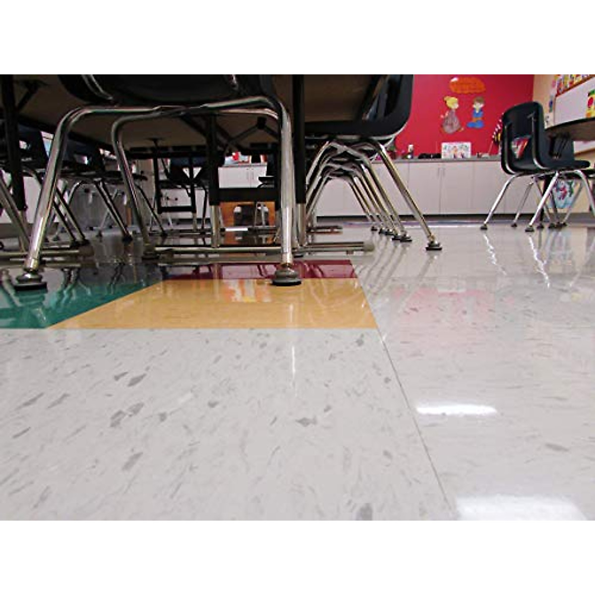 Quiet Glides with Dura Felt | 20 Count | Grey | Heavy Duty | Snaps On School Classroom Chairs and Desks | Eliminates Noise | Prevents Scuffs and Scratches