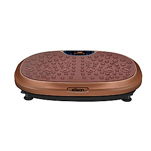 EILISON FitMax 3D XL Vibration Plate Exercise Machine - Whole Body Workout Vibration Fitness Platform w/Loop Bands - Home Workout for Lymphatic Drainage Machine for Weight Loss, Wellness, Recovery