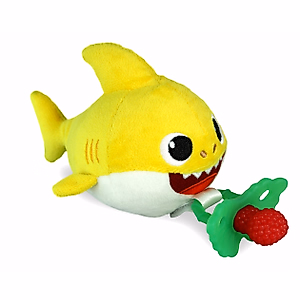 RaZbaby RaZbuddy RaZberry Teether/Pacifier Holder w/Removable Baby Teether Toy - 0M+ - Bpa Free - Monkey