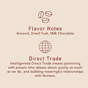 Intelligentsia Coffee, Medium Roast Whole Bean Coffee - Frequency Blend 12 Ounce Bag with Flavor Notes of Golden Raisin, Raw Sugar and Molasses