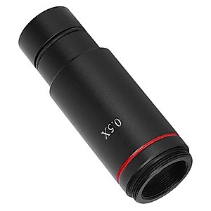 Microscope Camera Adapter Lens, Microscope Accessory 0.5X Microscope Adapter Lens Practical Wellmade Clearly for Electronic Eyepiece CCD Camera Instrumentation