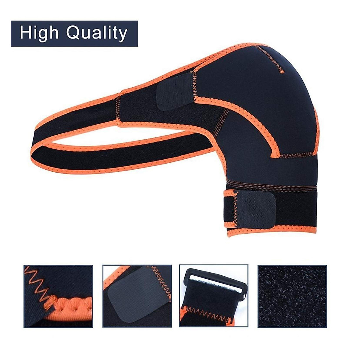 Adjustable Left/Right Shoulder Support Bandage Protector Brace Joint Pain Injury Shoulder Strap Sport Compression Bandage Wrap