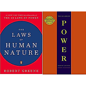 By[Robert Greene] 48 Laws of Power & The Law of Human Nature Paperback