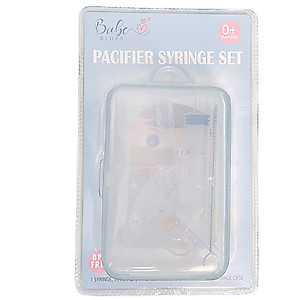 Baby Medicine Syringe Pacifier for Oral Feeding, Liquid Baby Medicine Dispenser, Newborn & Infant Pacifier Medicine Dispenser, Baby Essentials Medicine Pacifier Dispenser Infant (1 Pk)