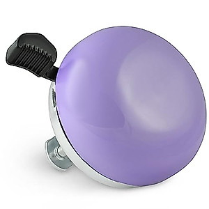 MARQUE Beach Cruiser Bike Bell – Classic Bicycle Bell Design for Adults and Kids with Traditional Ring Sound (Purple)
