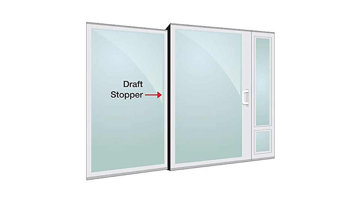 Sliding Glass Door Draft Stopper - Energy Efficient Solution