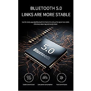 Bone Conduction Headphone Bluetooth Open Ear Wireless Headset 6 Hours Playtime with MP3 Player Built-in 8G Memory Light Weight for Jogging Running Driving Cycling, Hearing Protection (Black)