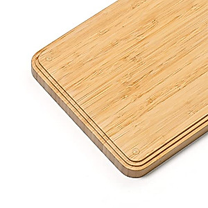 Bamboo Tray, Bathroom Counter Tray Organizer, Vanity Trays for Bathroom Home and Kitchen Serving Decorating Organizing, 12 x 8 x 1 in