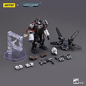 HiPlay JoyToy Warhammer 40K Raven Guard Chapter Master Kayvaan Shrike 1:18 Scale Collectible Action Figure
