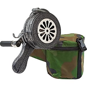 Vixen Horns Metal Hand Crank Siren, Loud Portable Air-raid Hand Held Siren, Manual Operated Siren Horn, Handheld Fire Alarm Tornado Air Raid Siren, VXS-1000M