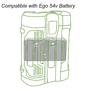 4 Pcs Battery Holders Compatible with EGO Cordless Power/Ego Power Plus Battery, are Suitable for Ego 54v Batteries Keeps You Batteries Secured for Storage - Includes mounting Hardware