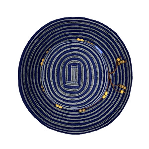 Wallaroo Hat Company – Women’s Breton Sun Hat – UPF 50+ Sun Protection, Packable Design and Adjustable Sizing for Medium Crown Sizes – Versatile Style for Travel, Beach and Everyday (Navy)