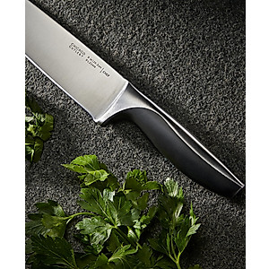 Chicago Cutlery Avondale (12-PC) Built-In Sharpener Kitchen Knife Block Set with Steak Knives, Ergonomic Handles and Sharp Stainless Steel Professional Chef Knife Set