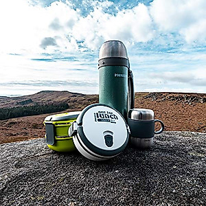 Pioneer Flasks Large Vacuum Flask, 1.8L, Gebürsteter Stahl