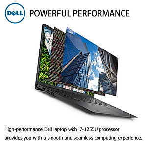 Dell Inspiron 15.6 Inch FHD Business Laptop, 12th Gen Intel Core i7-1255U, 32GB RAM, 1TB SSD, Windows 11 Pro, Backlit Keyboard, HDMI, Webcam, SD Card Reader, Black