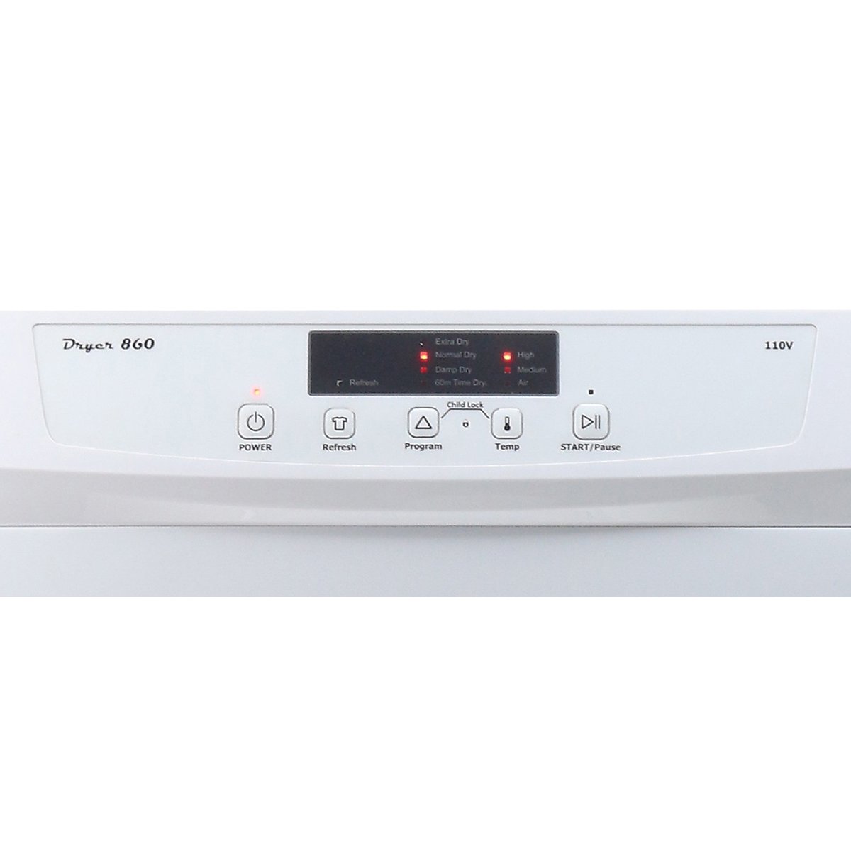 Equator ED860 Compact 3.5cu.ft. Dryer-Sensor Dry/Refresh function