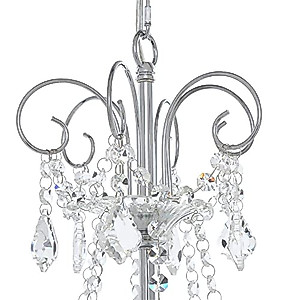 Canterbury Park Collection 6-Light Chrome Crystal Chandelier