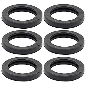 XtremeAmazing Gas Fuel Can Spout Gaskets Washer Seals Rubber for Universal Plastic 5 Gal 10 20L Fuel Tank Spout Pack of 6