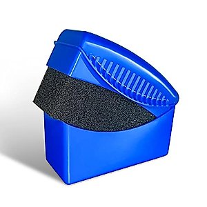 Tire Shine Dressing Applicator Pad, Tire Foam Applicator Sponges Contour Tire Wheel Shine Car Cleaning, Reusable Tire Sponges Applicator Pads Tire Wax Wipe with Lid